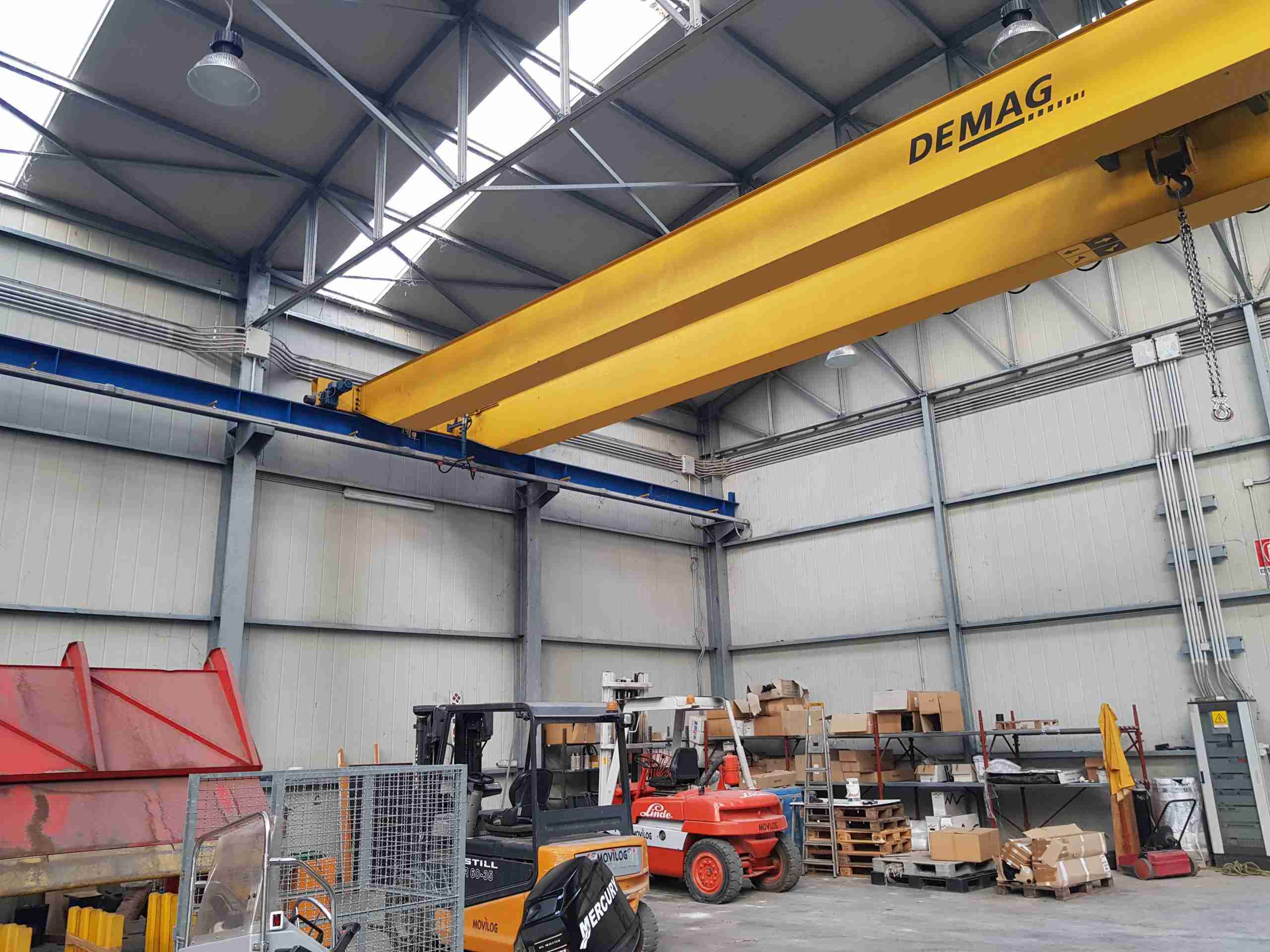 Buy Used Demag Double-Girder Bridge Crane 10 Tons - Industrial Solutions